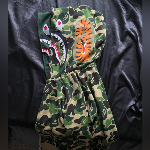 Bape | Jackets & Coats | Nwt Authentic Bape Abc Camo Double Shark Full ...